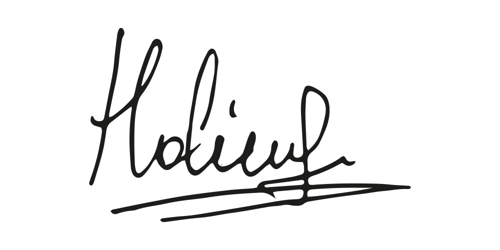 Fake signature hand drawn sample own autograph Vector Image