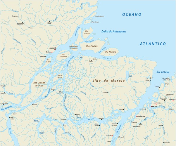 Amazon River Map Vector Images (over 100)