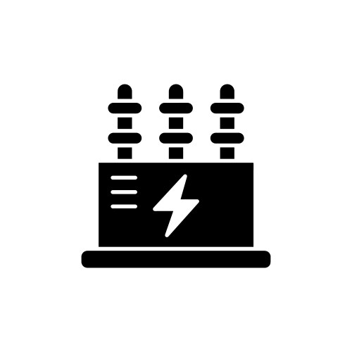 Transformer icon isolated on white background Vector Image