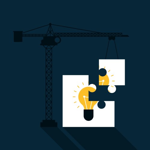 Creative Idea Concept Inspiration Process Vector Image