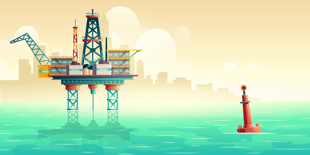 Cartoon Oil Rig Vector Images (over 810)