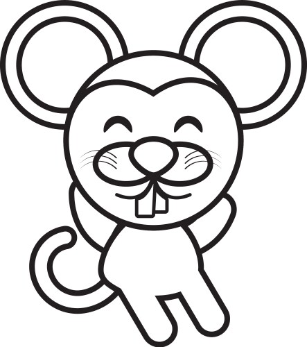 Cartoon Mouse Outline Vector Images (over 4,900)