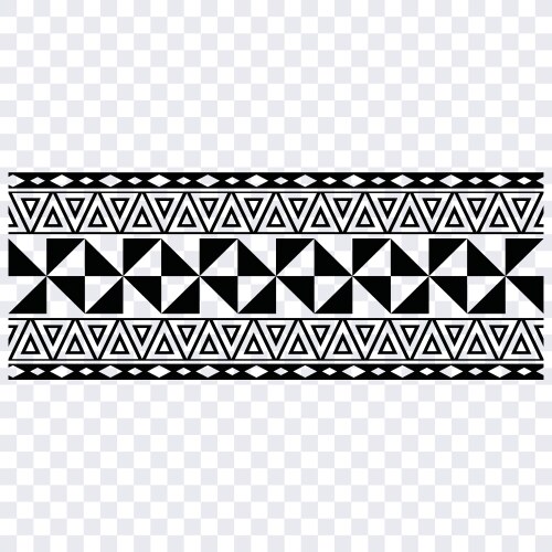 Hawaiian Patterns Tribal Vector Images (over 2,500)