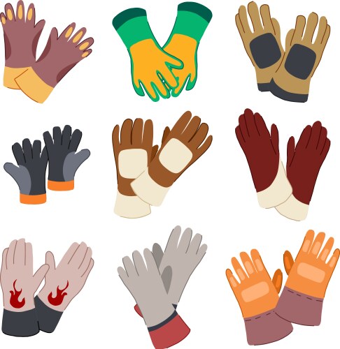 Electrodes welding set cartoon Royalty Free Vector Image