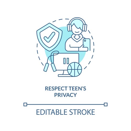 Show respect concept icon Royalty Free Vector Image