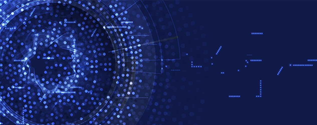 Abstract computer technology background network Vector Image