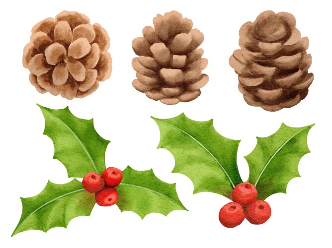 Watercolor Christmas Vector Images (over 17,000)