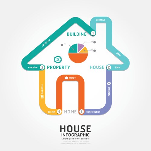 House diagram Royalty Free Vector Image - VectorStock