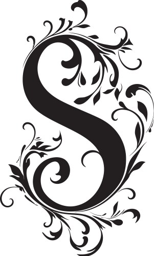 Stylish Font Letter S Vector Images (over 5,800)