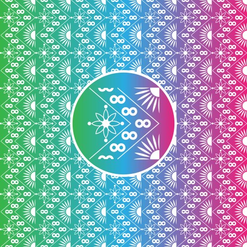 Batik simbut contrast Royalty Free Vector Image