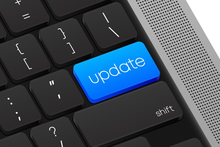 Approved button computer keyboard word on pc Vector Image