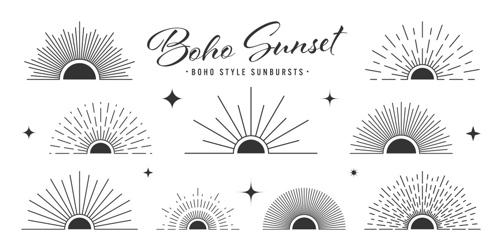 Sunrise Line Drawing Vector Images (over 4,000)