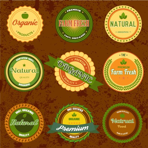 Australia label design Royalty Free Vector Image