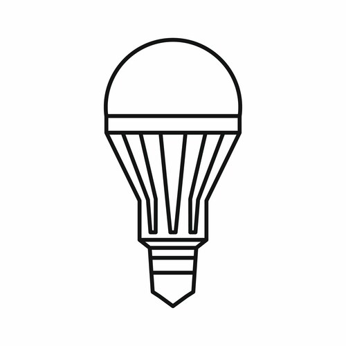 Hand drawn idea icon Royalty Free Vector Image