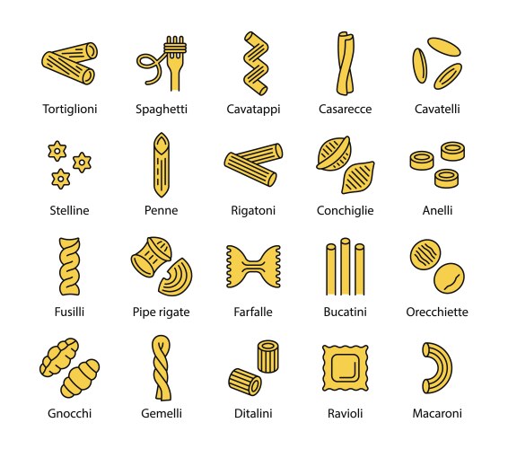 Vegetarian restaurant and organic food icons Vector Image