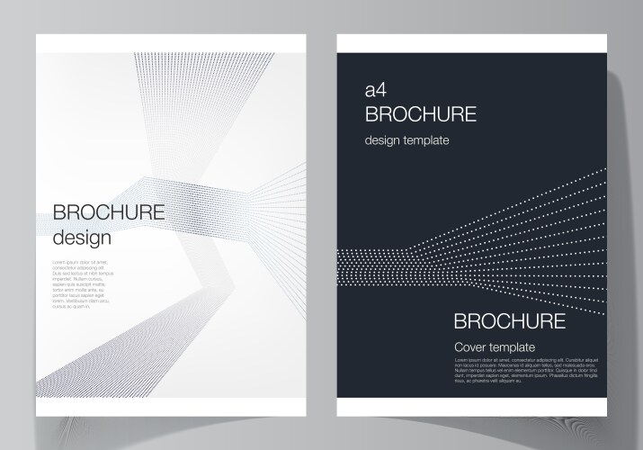 Editable layout of a4 Royalty Free Vector Image