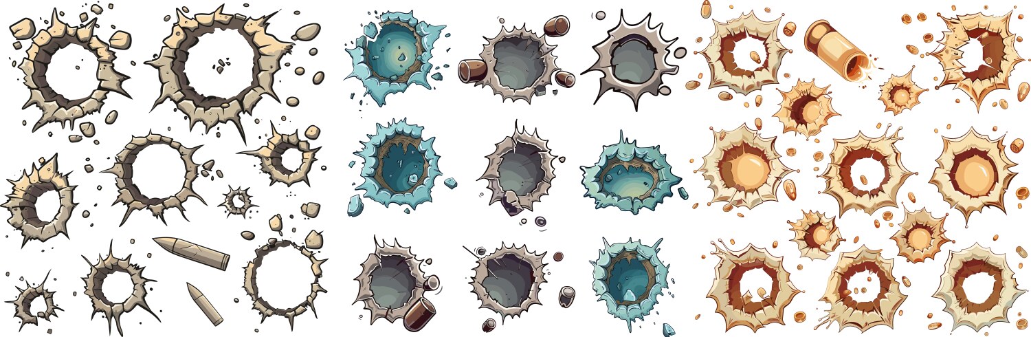 Bullet Cartoon Vector Images (over 5,700)