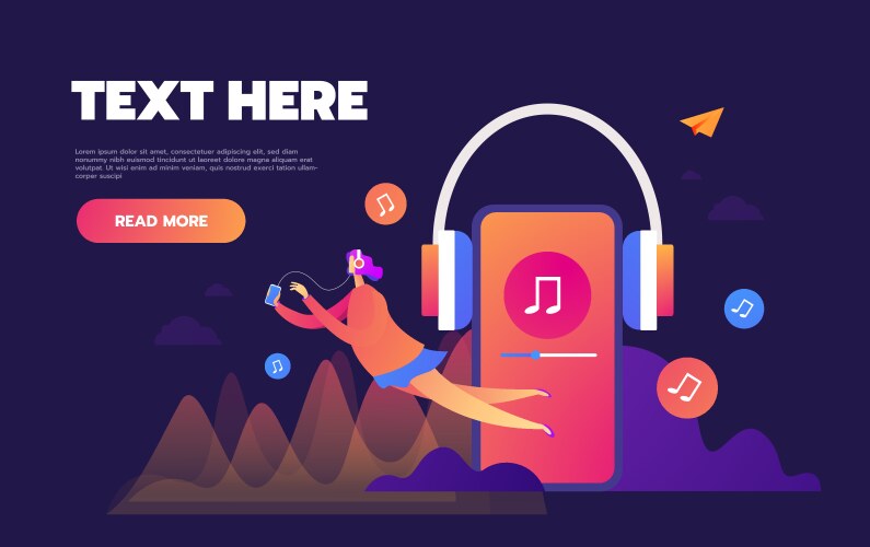 Music Streaming Vector Images (over 20,000)
