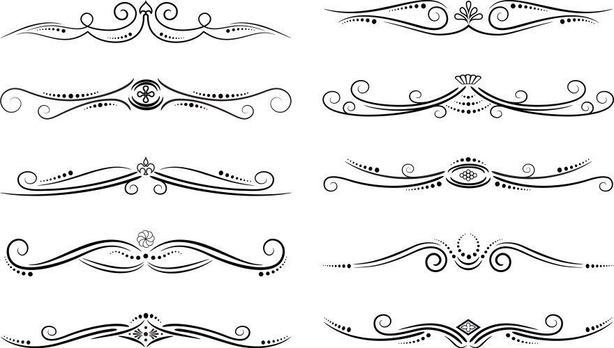 Decorative ornamental page decoration Royalty Free Vector
