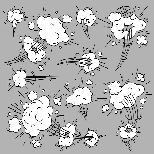 Cartoon Wind Blowing Vector Images (over 3,100)