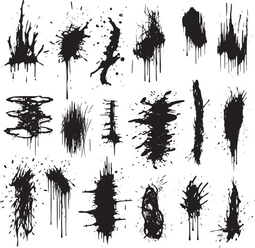 Grunge texture svg clip art design Royalty Free Vector Image