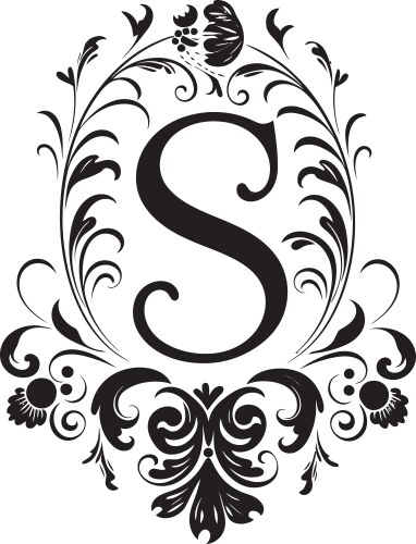 Stylish Font Letter S Vector Images (over 5,800)