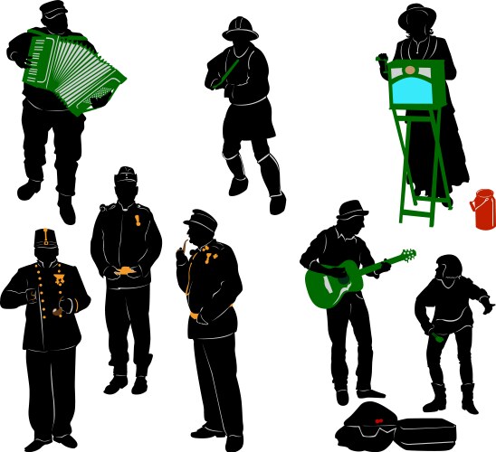 Street Performers Vector Images (over 5,200)