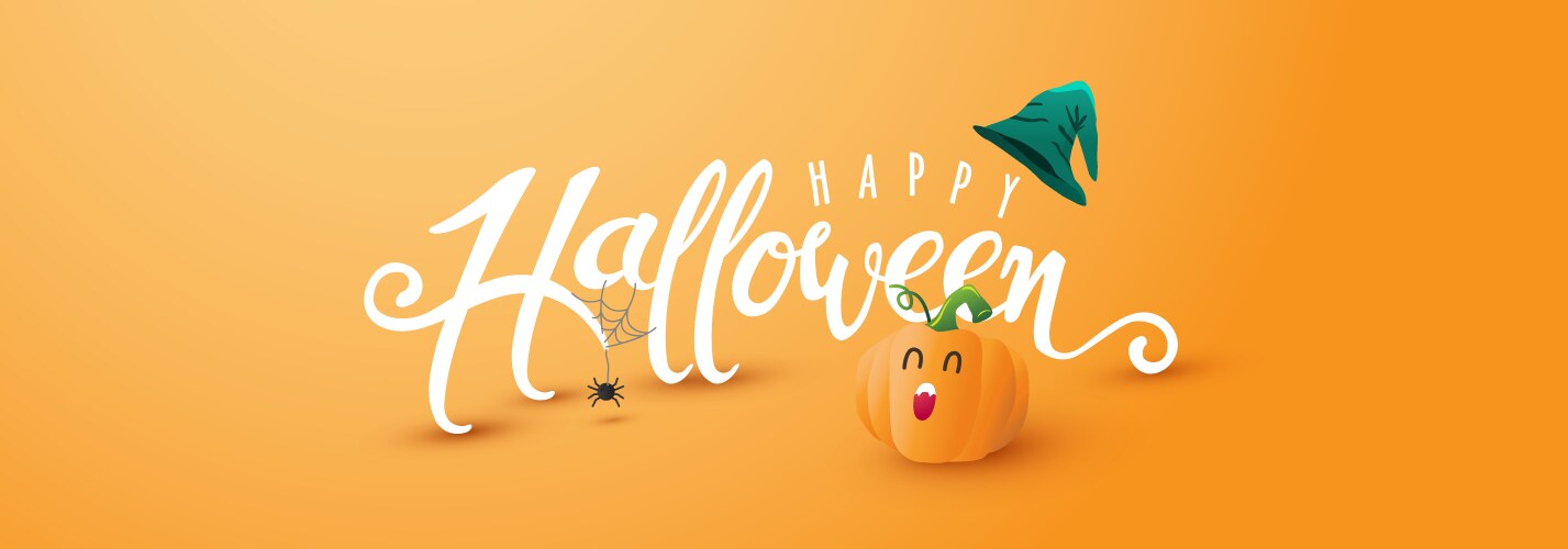 Halloween font original typeface scary creepy Vector Image