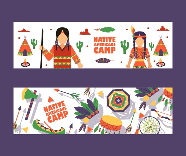 Native American Banner Vector Images (over 2,400)