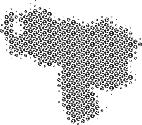 Soccer ball turkey map mosaic Royalty Free Vector Image