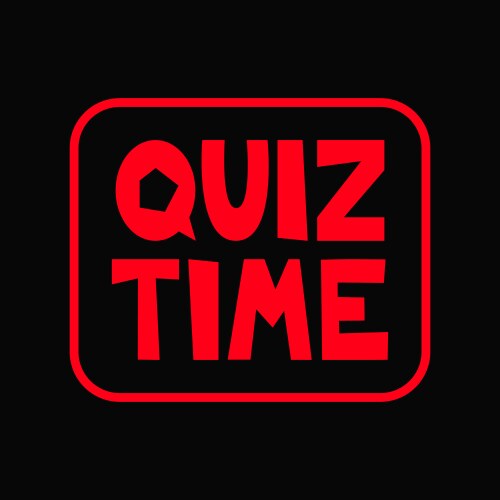 Quiz - banner design background cover template Vector Image