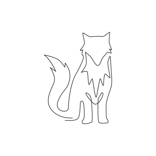 Fox Line Drawing Vector Images (over 4,900)