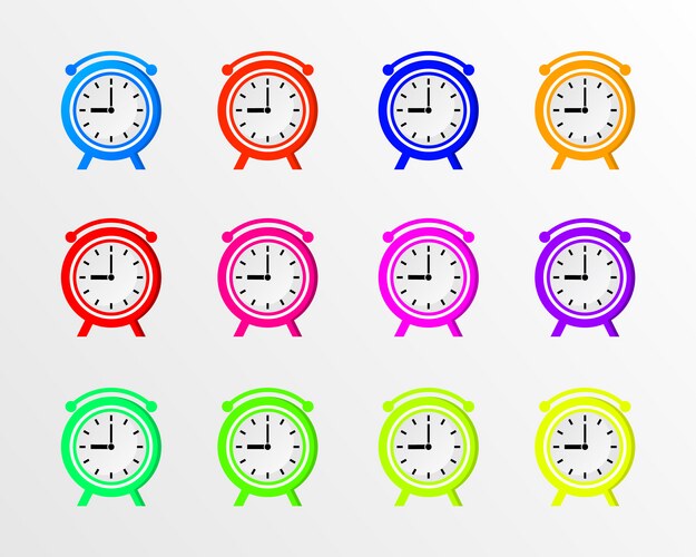Clock 9 Vector Images (over 12,000)