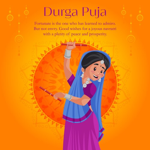 Durga cartoon Vector Images & Graphics for Commercial Use | VectorStock