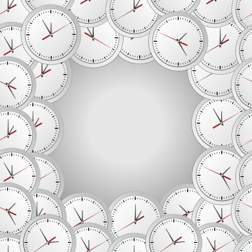 Time background clocks Royalty Free Vector Image