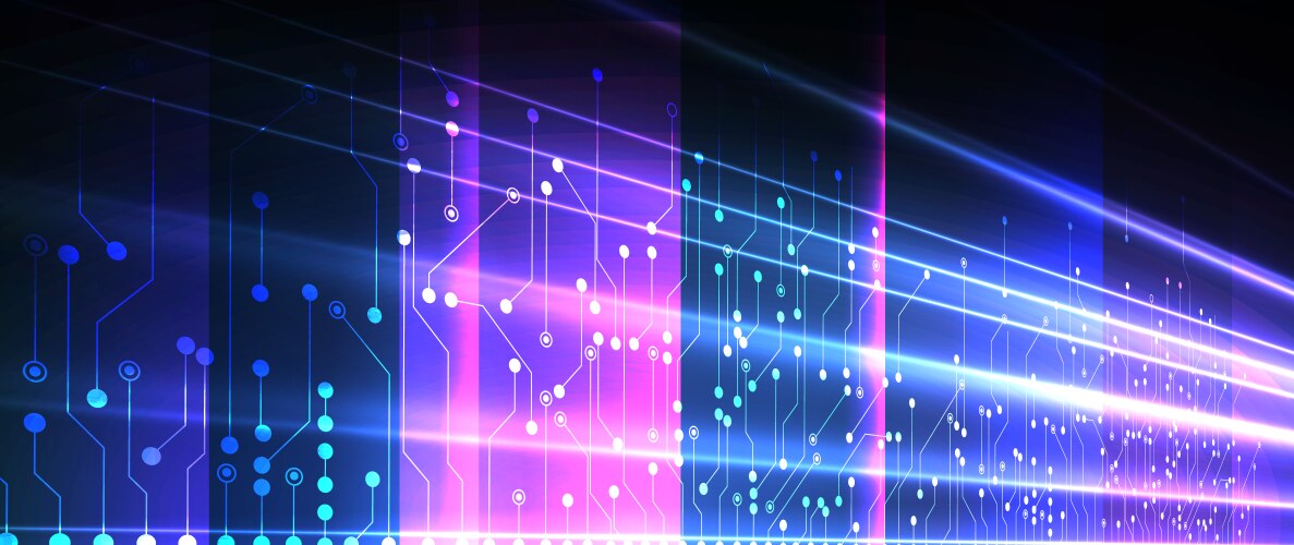Abstract computer technology background network Vector Image