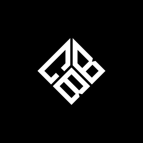 CBB Monogram Logo - Black Background – Royalty-Free Vector | VectorStock