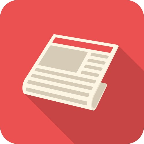 Paper app icon Royalty Free Vector Image - VectorStock