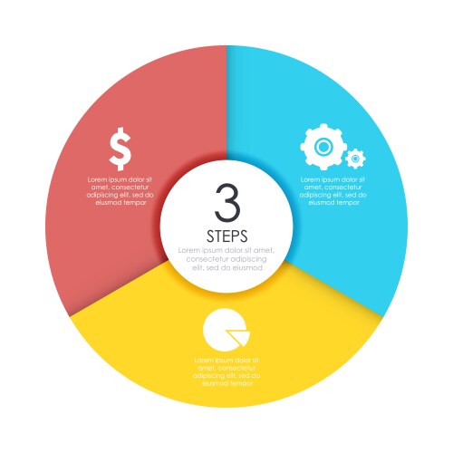 Template empty infographic Royalty Free Vector Image