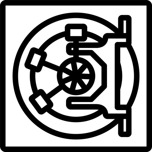 Safe cell icon Royalty Free Vector Image - VectorStock