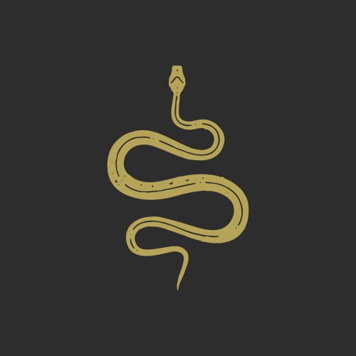 Snake Minimalist Vector Images (over 600)