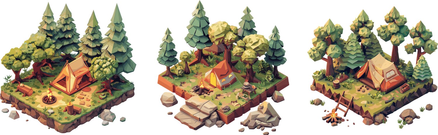 Isometric Hill Vector Images (over 1,300)