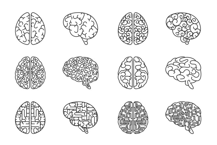 Brain Outline Vector Images (over 48,000)