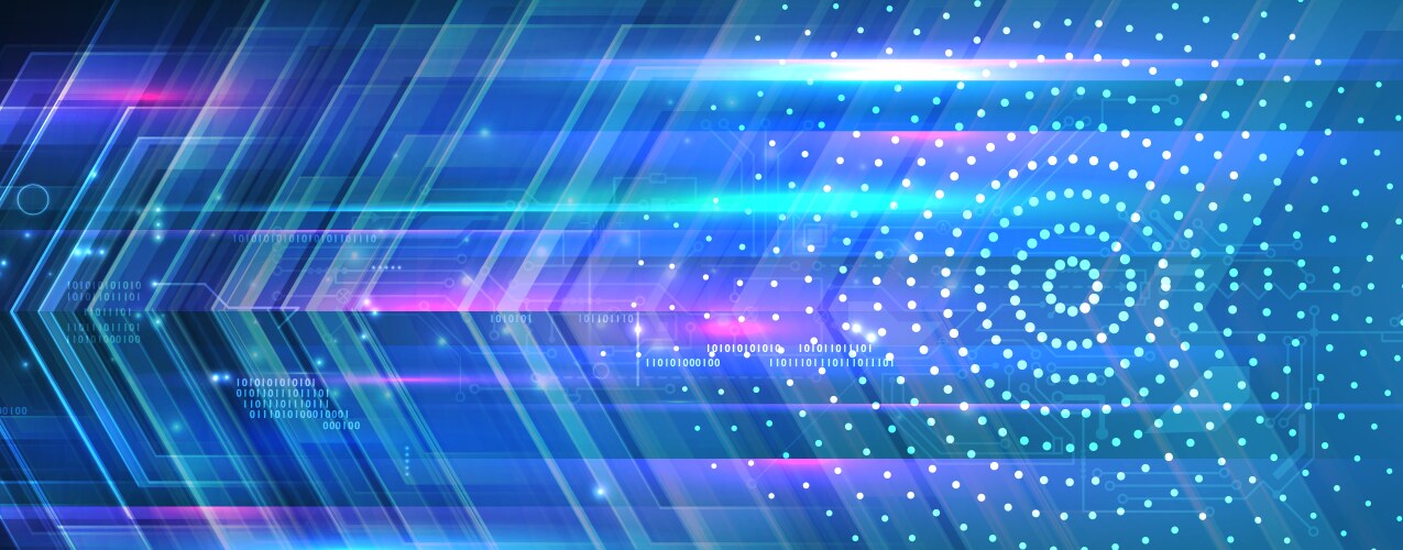 Abstract computer technology background network Vector Image