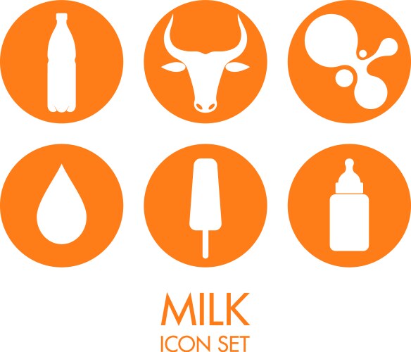 Cow and fresh milk Royalty Free Vector Image - VectorStock