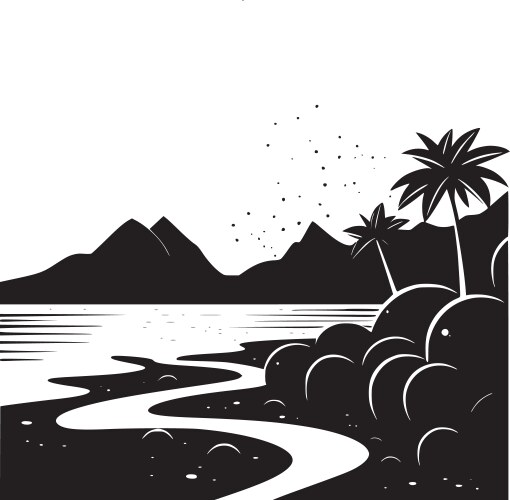 Beach Scene Line Drawing Vector Images (over 210)