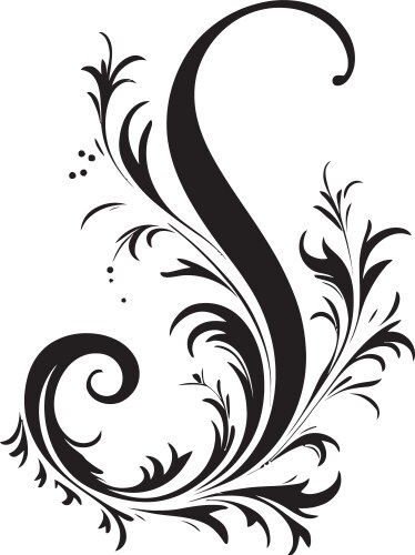 Stylish Font Letter S Vector Images (over 5,800)