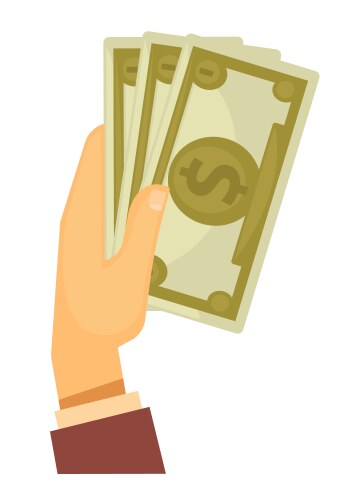 Hand Holding Money Vector Images (over 37,000)