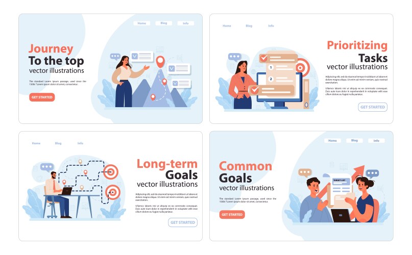 Value proposition concept flat Royalty Free Vector Image