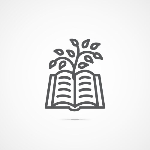 Knowledge base icon symbol creative sign Vector Image